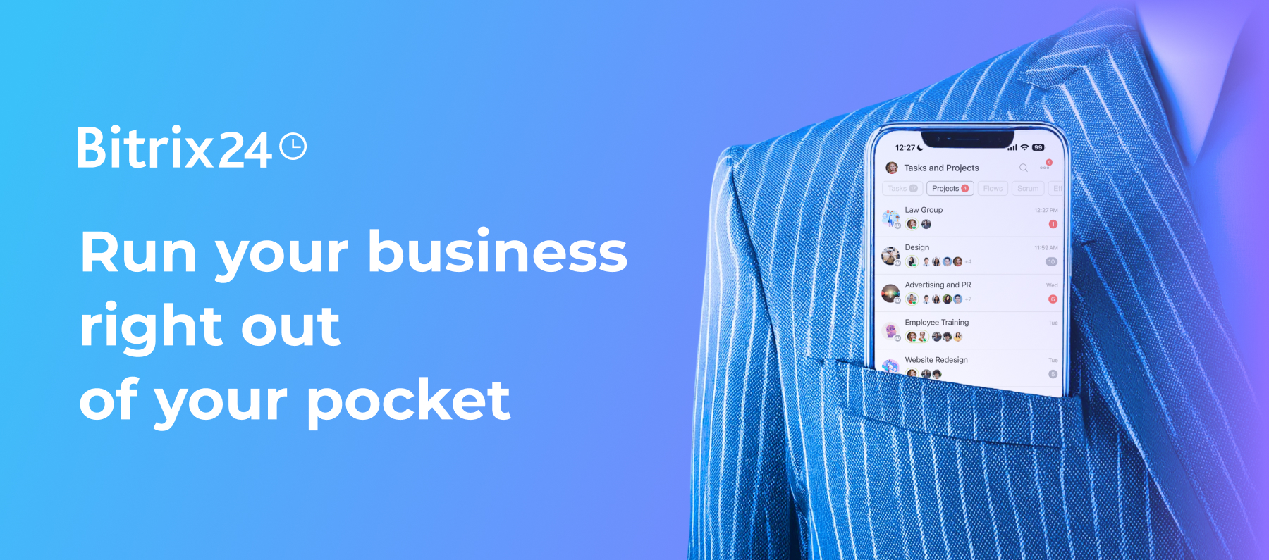 Get free Bitrix24 mobile app for your business