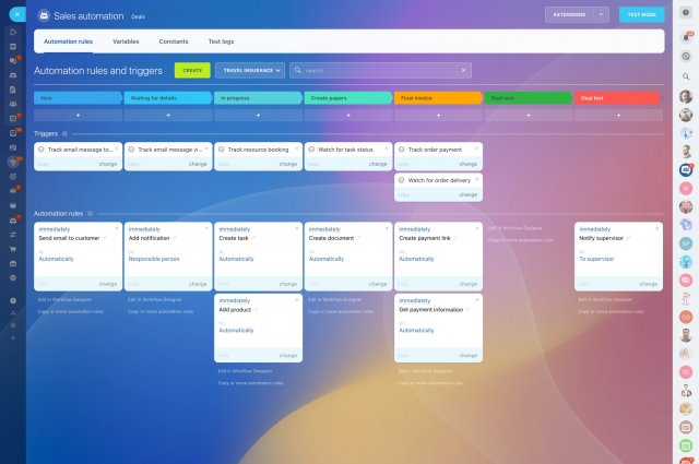 Alat pemasaran CRM percuma daripada Bitrix24