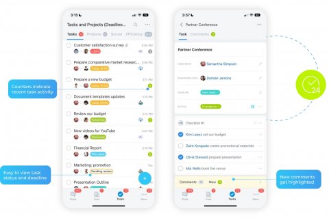 Free project management software from Bitrix24.
