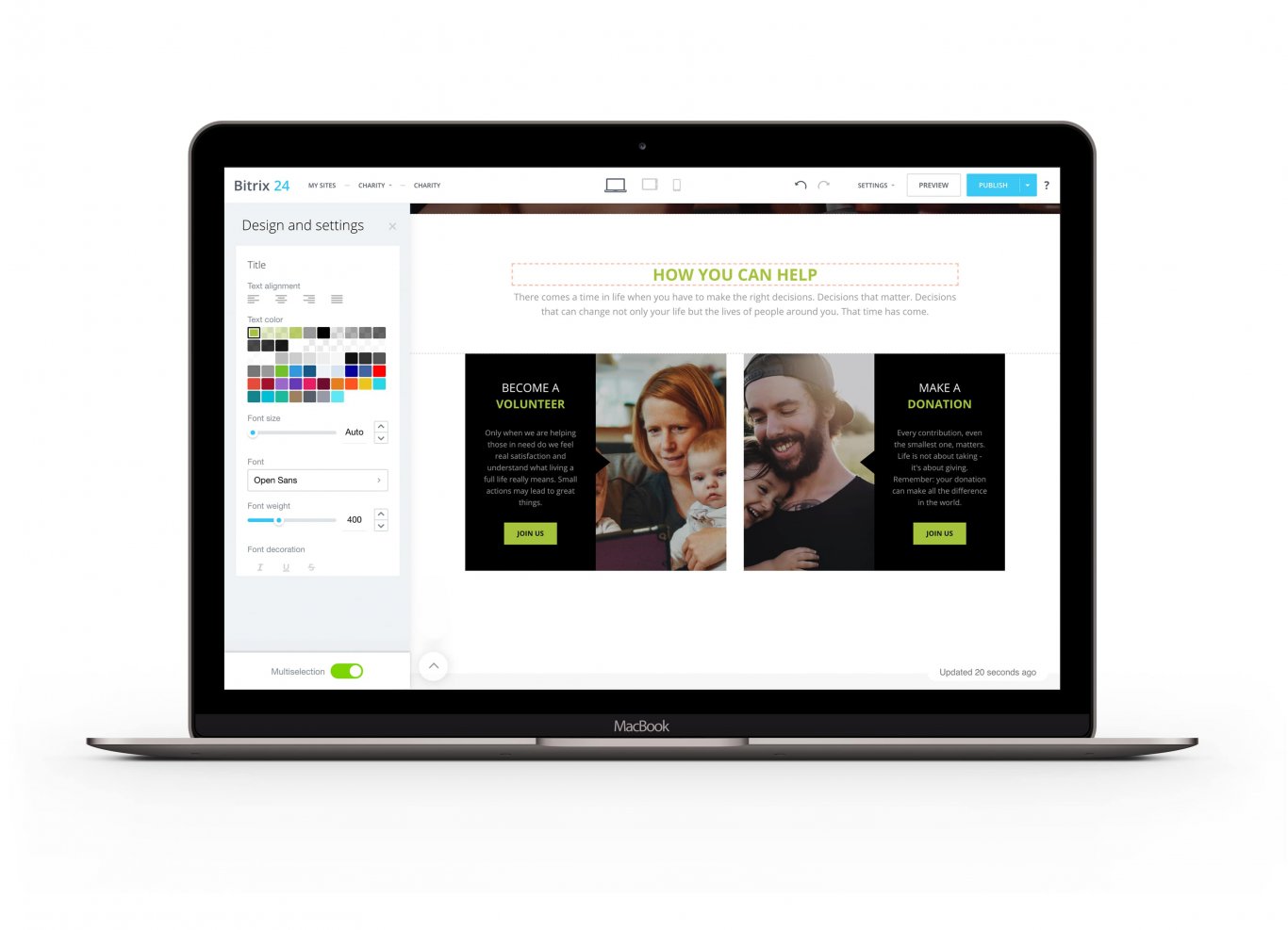 Free website and online builder.