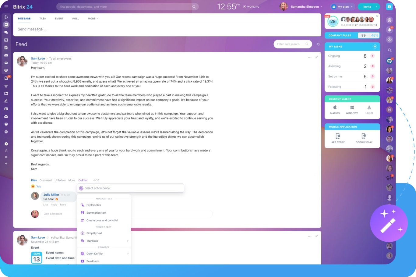 Get free online workspace software for your business