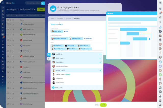 Free workgroup collaboration software from Bitrix24