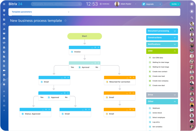 Free task automation tools from Bitrix24