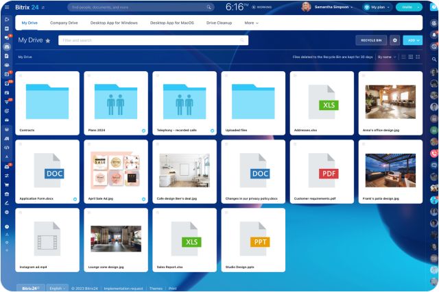Free project collaboration tools from Bitrix24