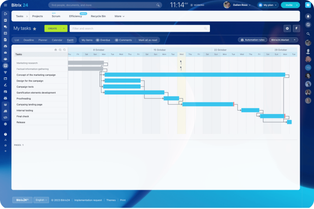 Free task management tools from Bitrix24