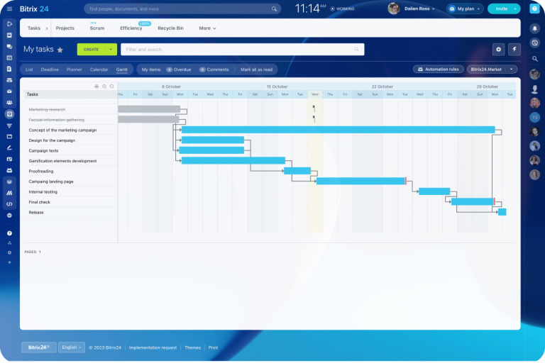 Free task management tools from Bitrix24