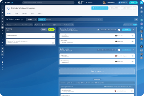 Free task management tools from Bitrix24