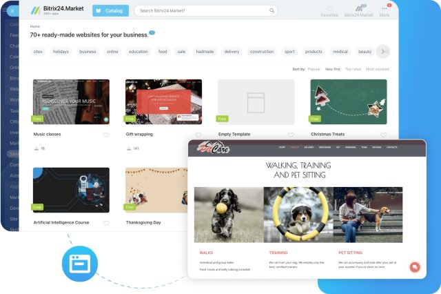 Get website builder software for your business