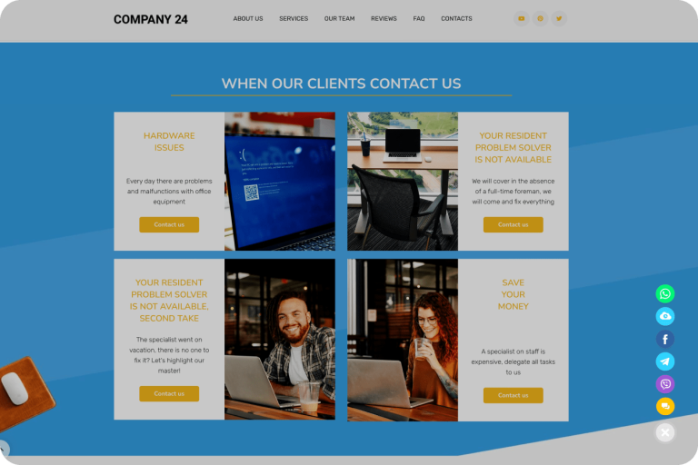All-in-one website builder with marketing tools from Bitrix24