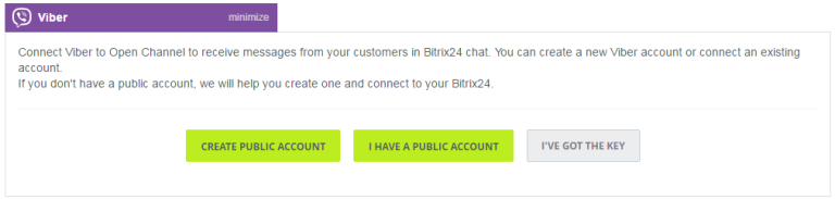 How to connect Viber to Bitrix24