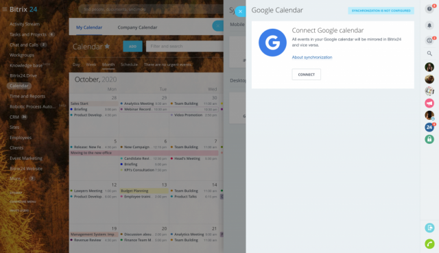 Bitrix24 Calendar Synchronization with Google Calendar